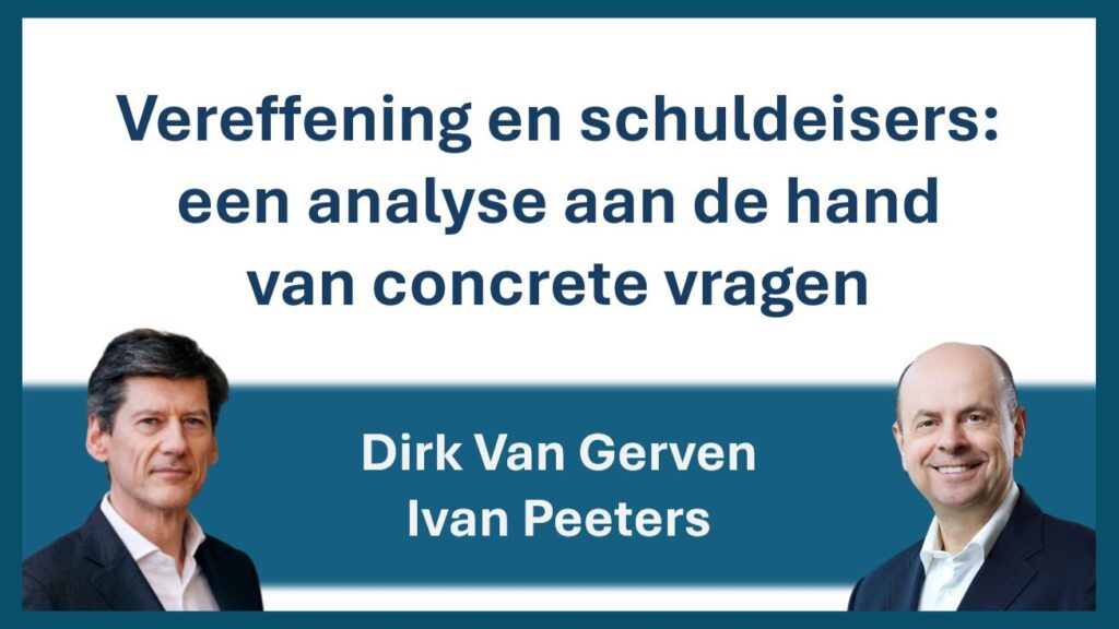 Vereffening en schuldeisers: een analyse aan de hand van concrete ...